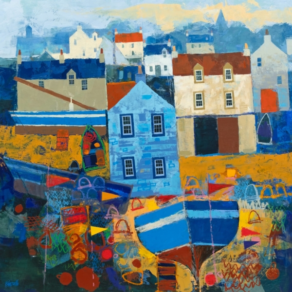George Birrell | Blue Gable | Morningside Gallery Edinburgh