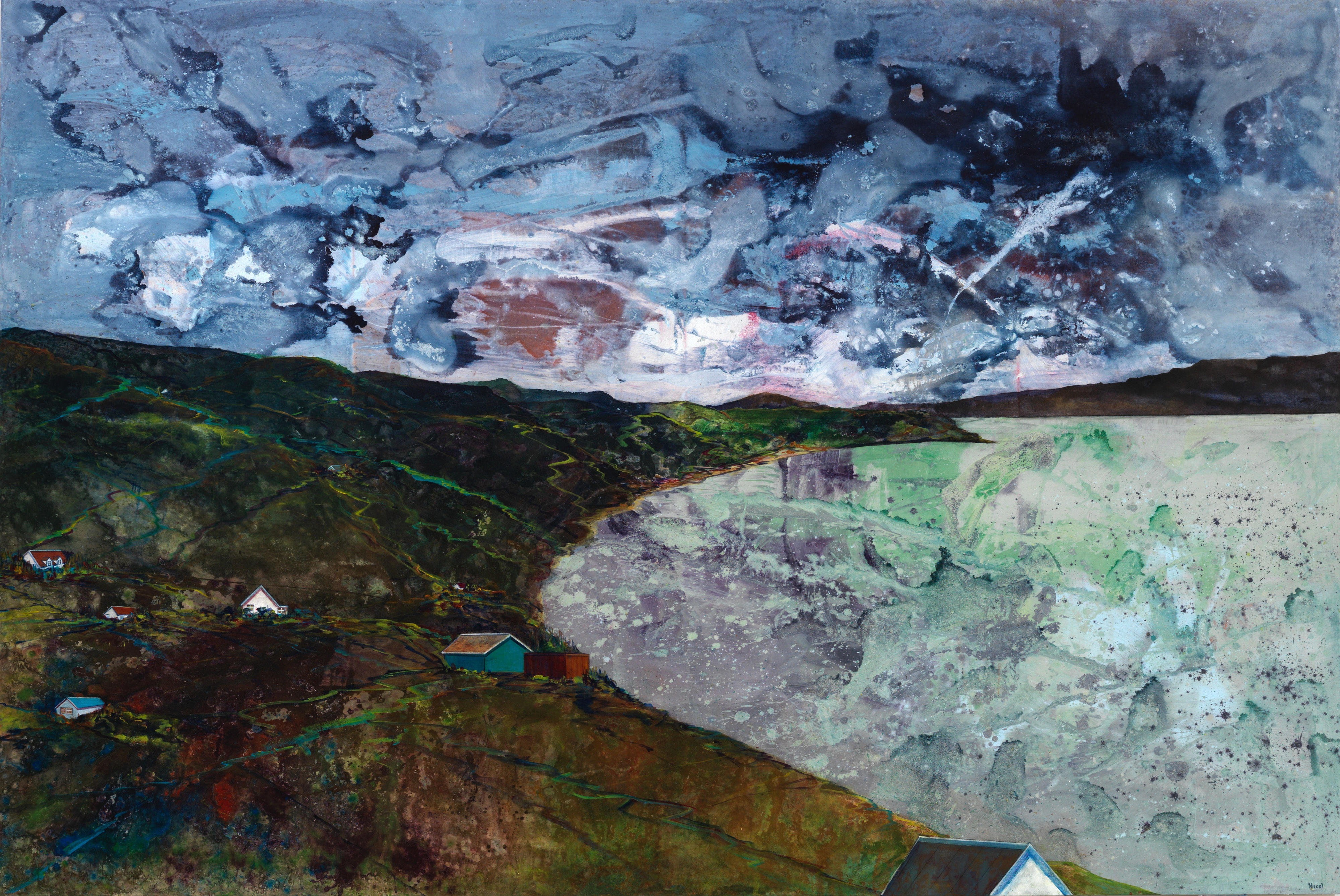 Waternish, South from Lusta (Pea Green Sea) | Ruth Nicol | Morningside ...