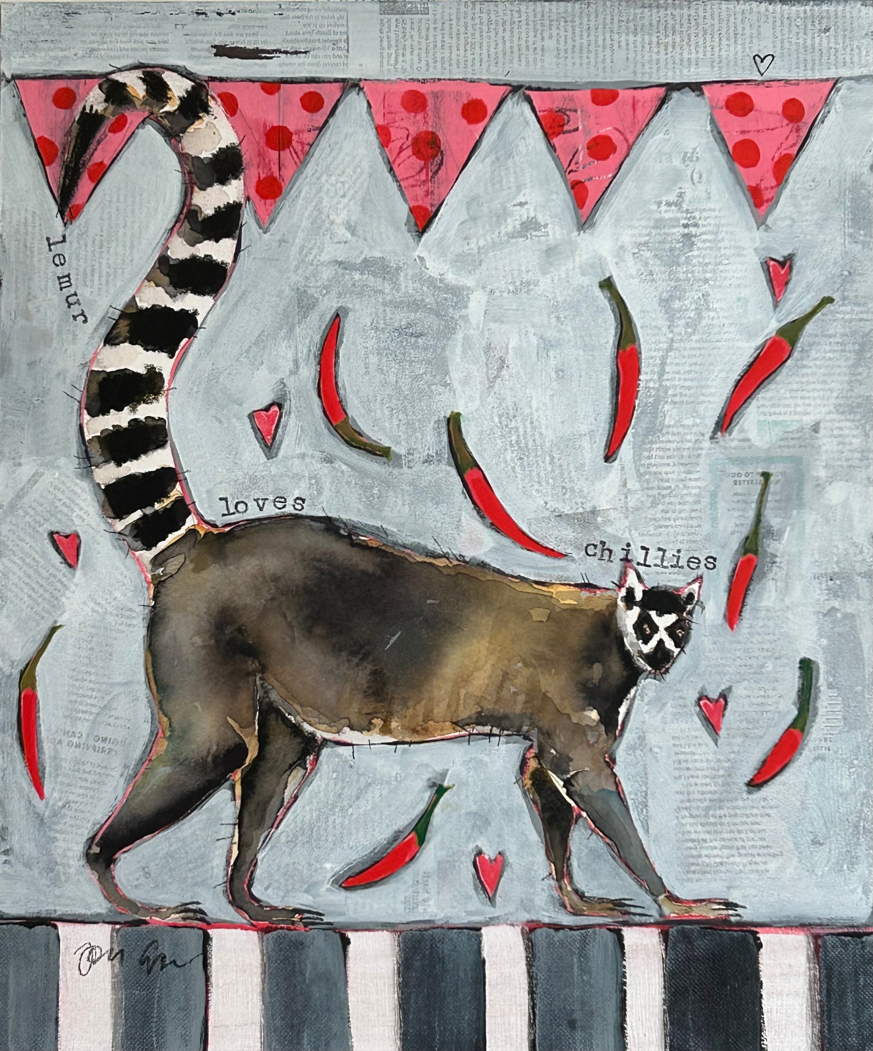 The Bee Caught A Lemur | Janice Gray RSW | Morningside Gallery Edinburgh