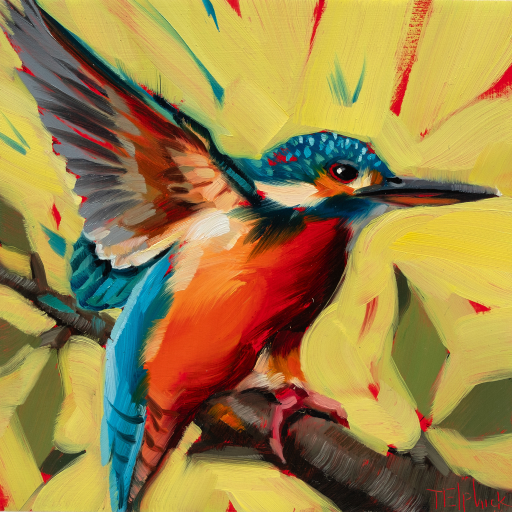 Kingfisher | Tracey Elphick | Morningside Gallery Edinburgh