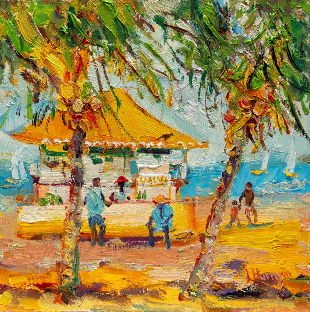 Beach Stall | James Harrigan | Morningside Gallery Edinburgh