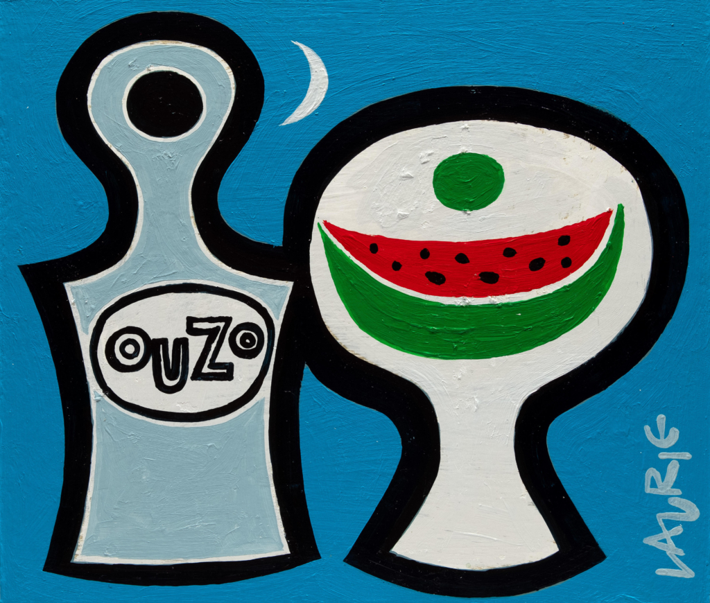 Ouzo and Watermelon | Simon Laurie RSW RGI | Morningside Gallery Edinburgh